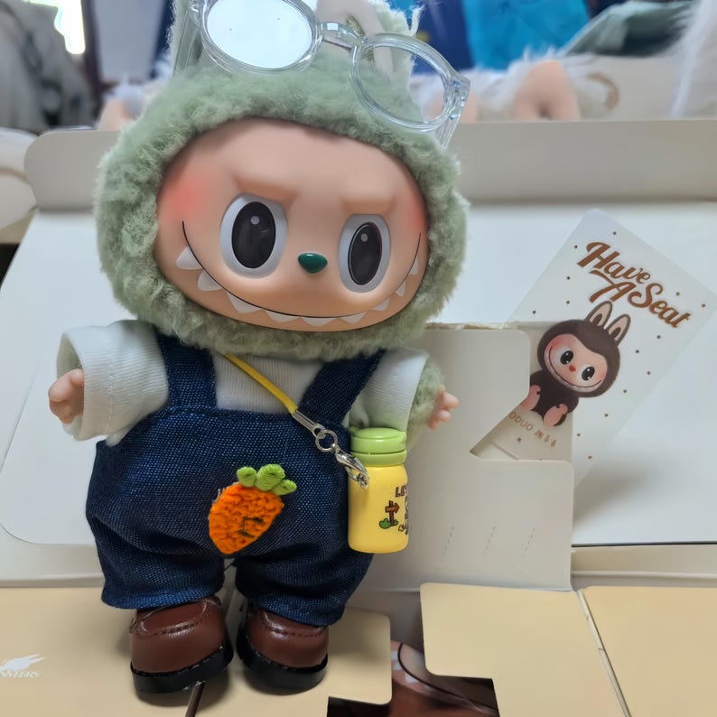 Atuendo de Labubu hecho a mano para fanáticos de Labubu: ropa de Labubu ...