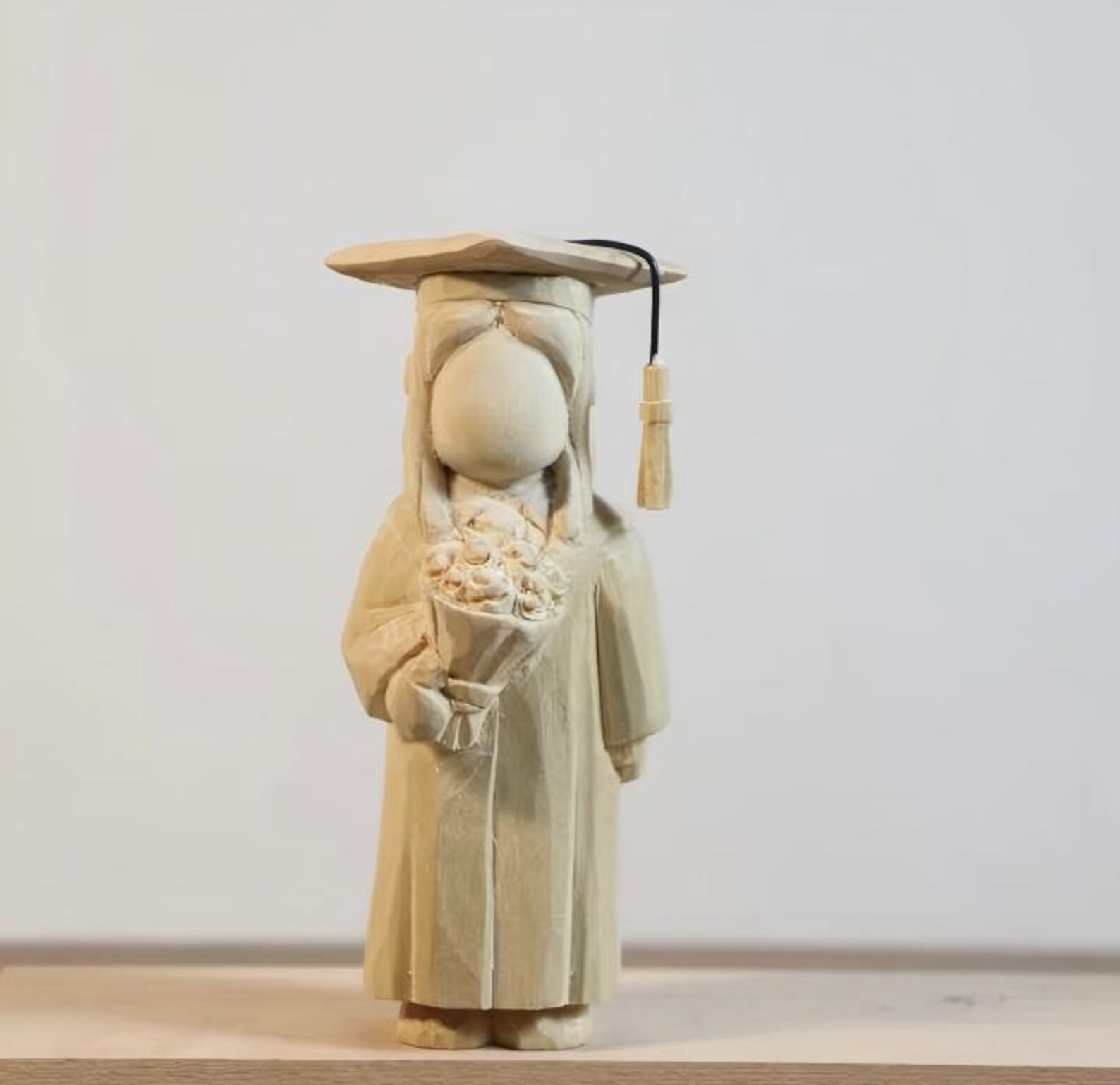 Personalized Wooden Graduation Sculpture: Handmade College Keepsake - Etsy