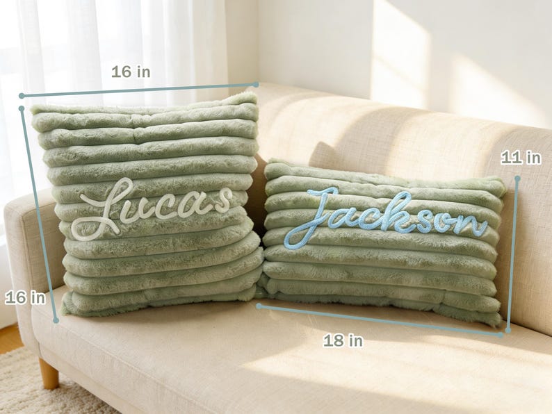 Custom Name Plush Pillow: Mother's Day Gift , Cozy Bedroom Decor - Etsy