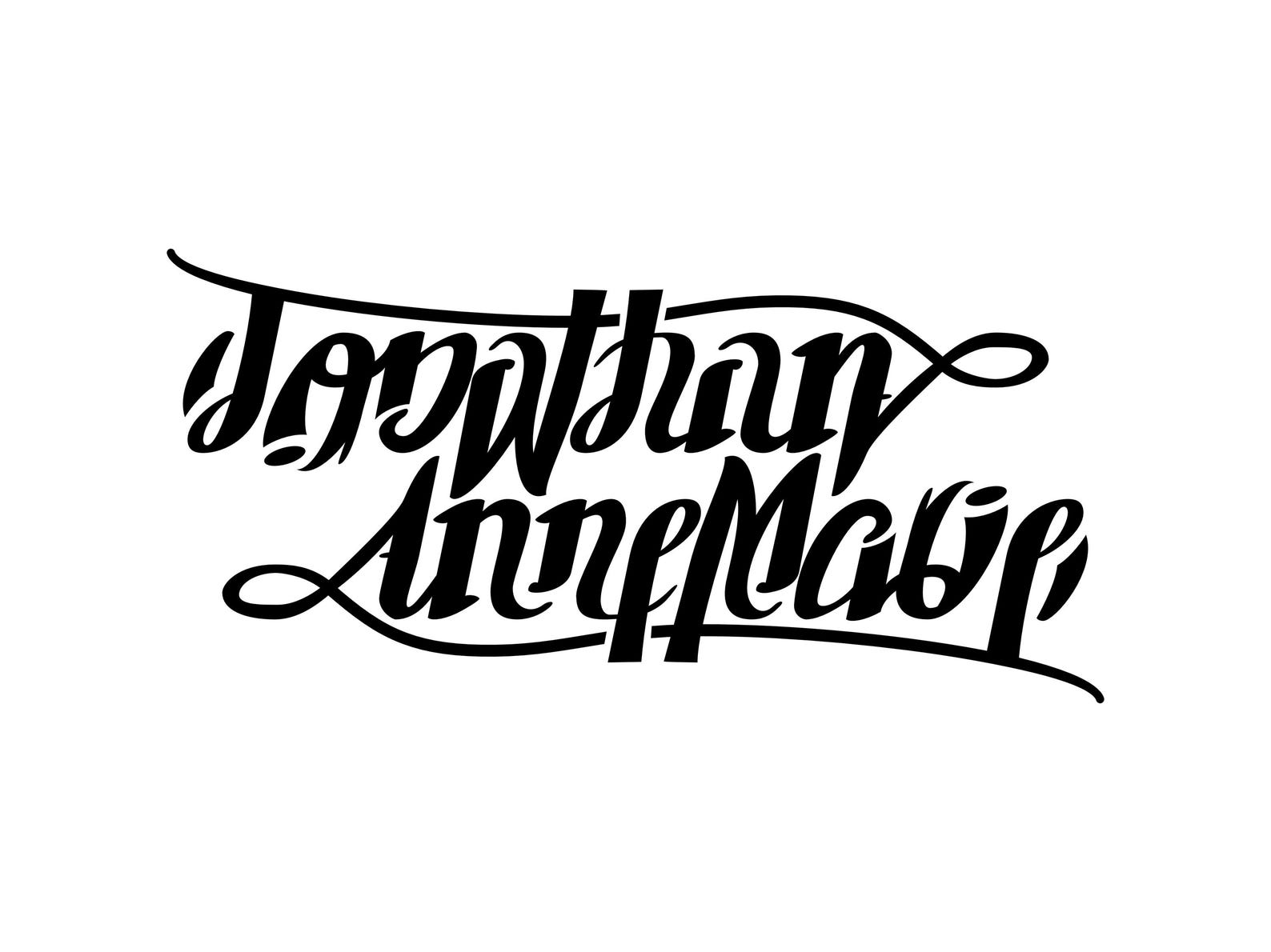 Custom Ambigram - Two Names - Etsy