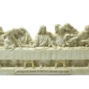 Last Supper (leonardo Da Vinci) Marble Statue, Last Supper Themed ...