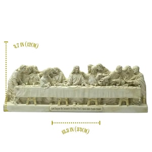 Last Supper (leonardo Da Vinci) Marble Statue, Last Supper Themed ...