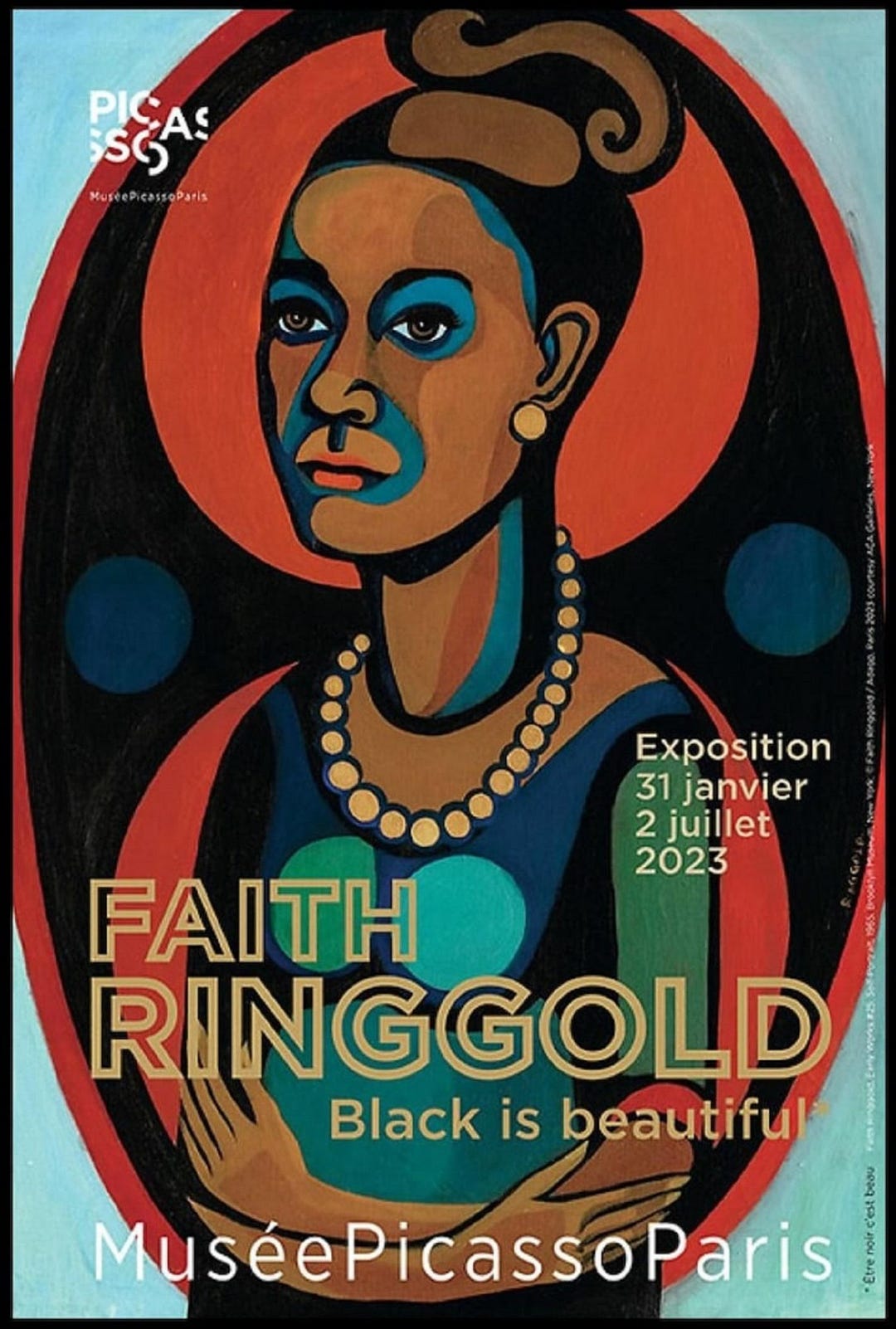Faith Ringgold,self-portrait,original Poster, 2023 - Etsy