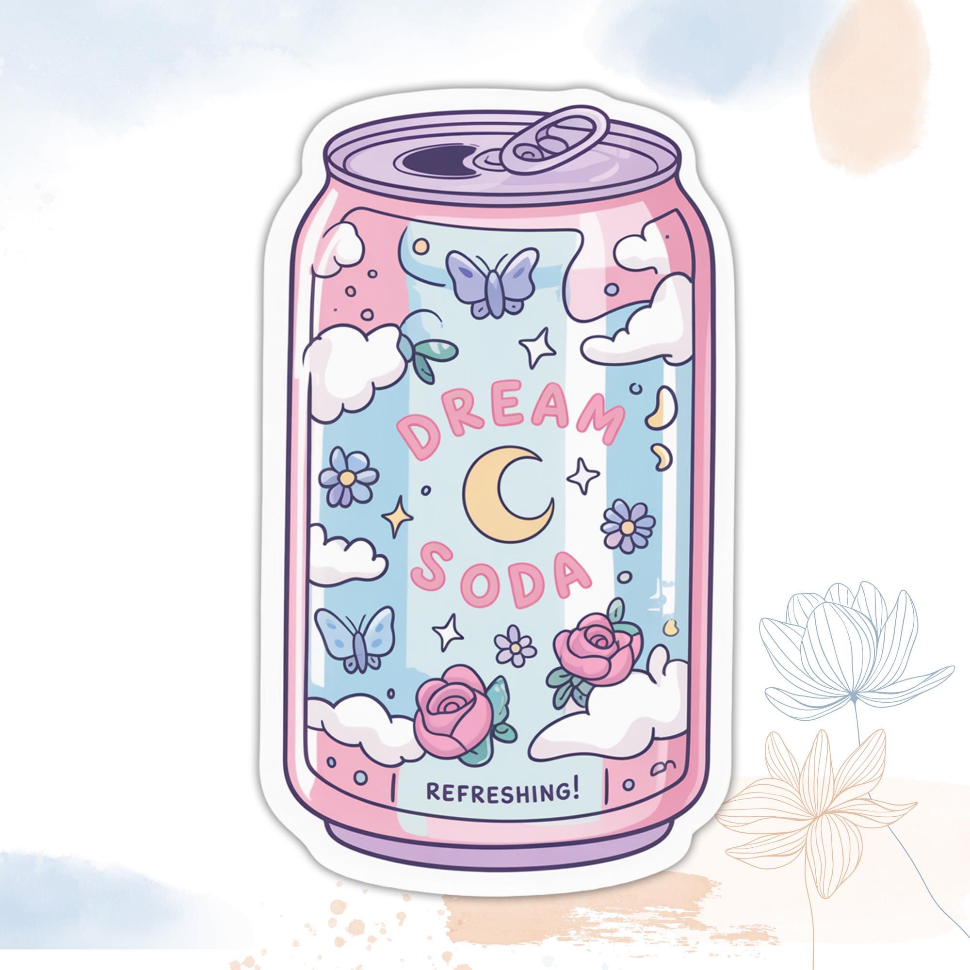 Dream Soda Aesthetic Sticker Kawaii Art Book Lover Kindle Bookish ...