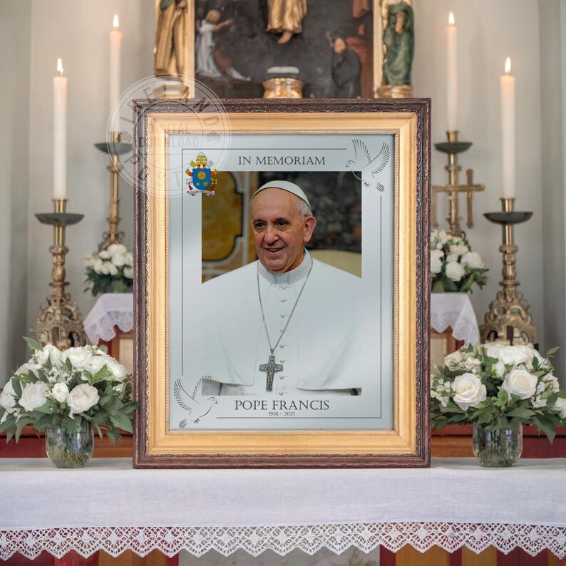 Pope Francis Memorial Print Set: English & Spanish (digital Download ...