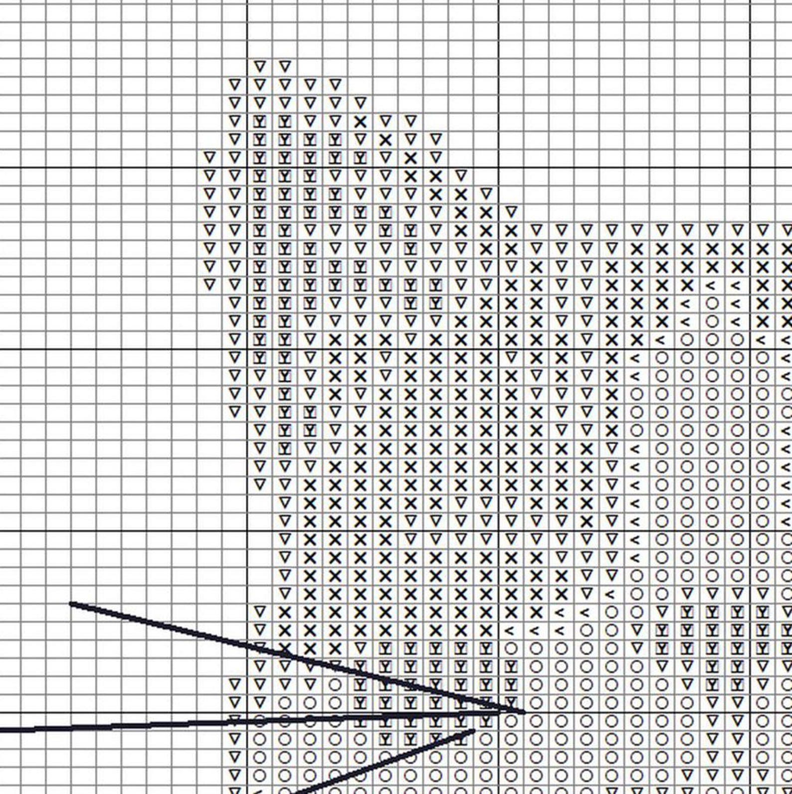 Happy Cat Knitting Chart – Smiling Cat Pattern – 5 Colors – Cute Cat ...