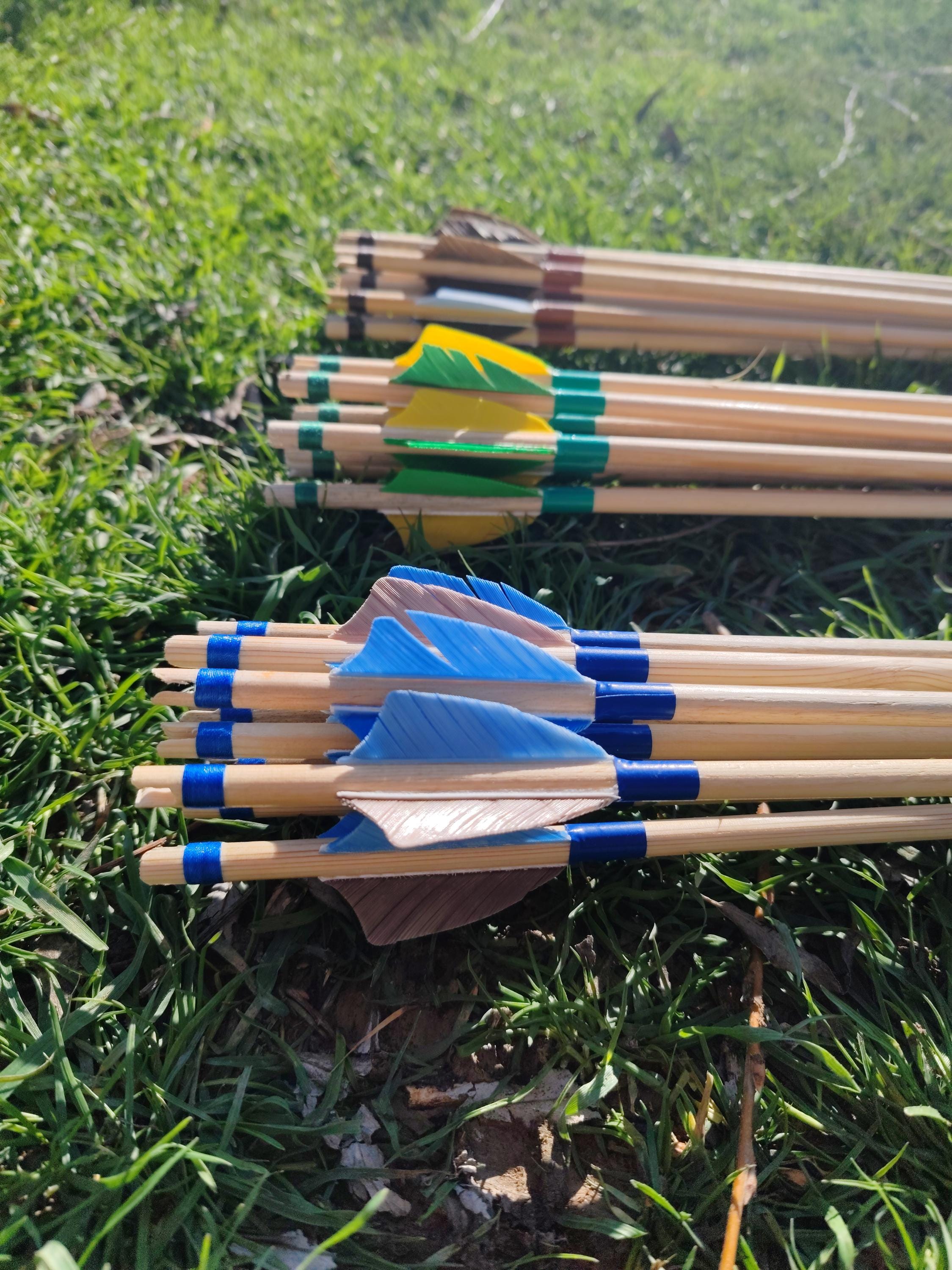Personalized Traditional Custom Arrows (2.5 Inch Turkey Feather) for ...