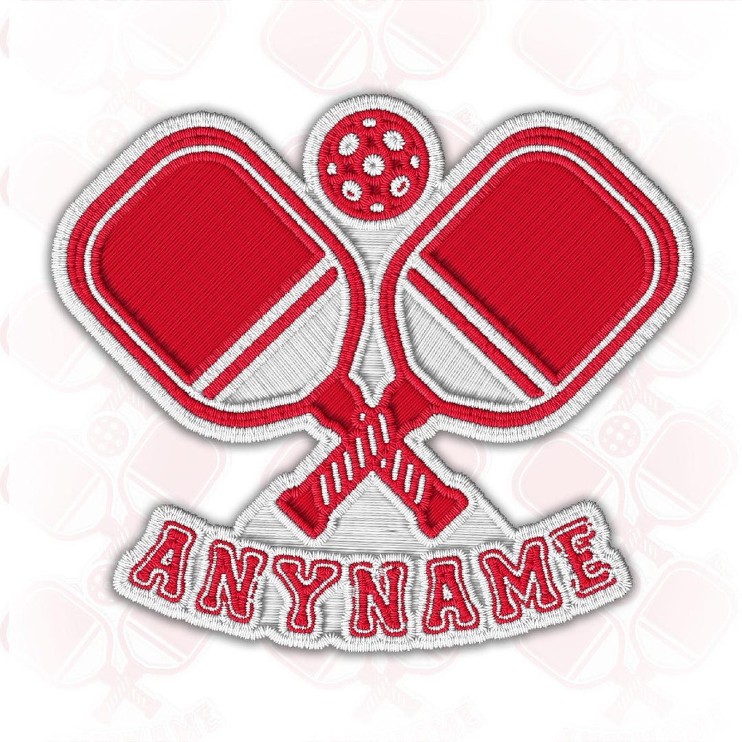 Custom Pickleball Name Number Patch Embroidered Personalized Pickleball ...