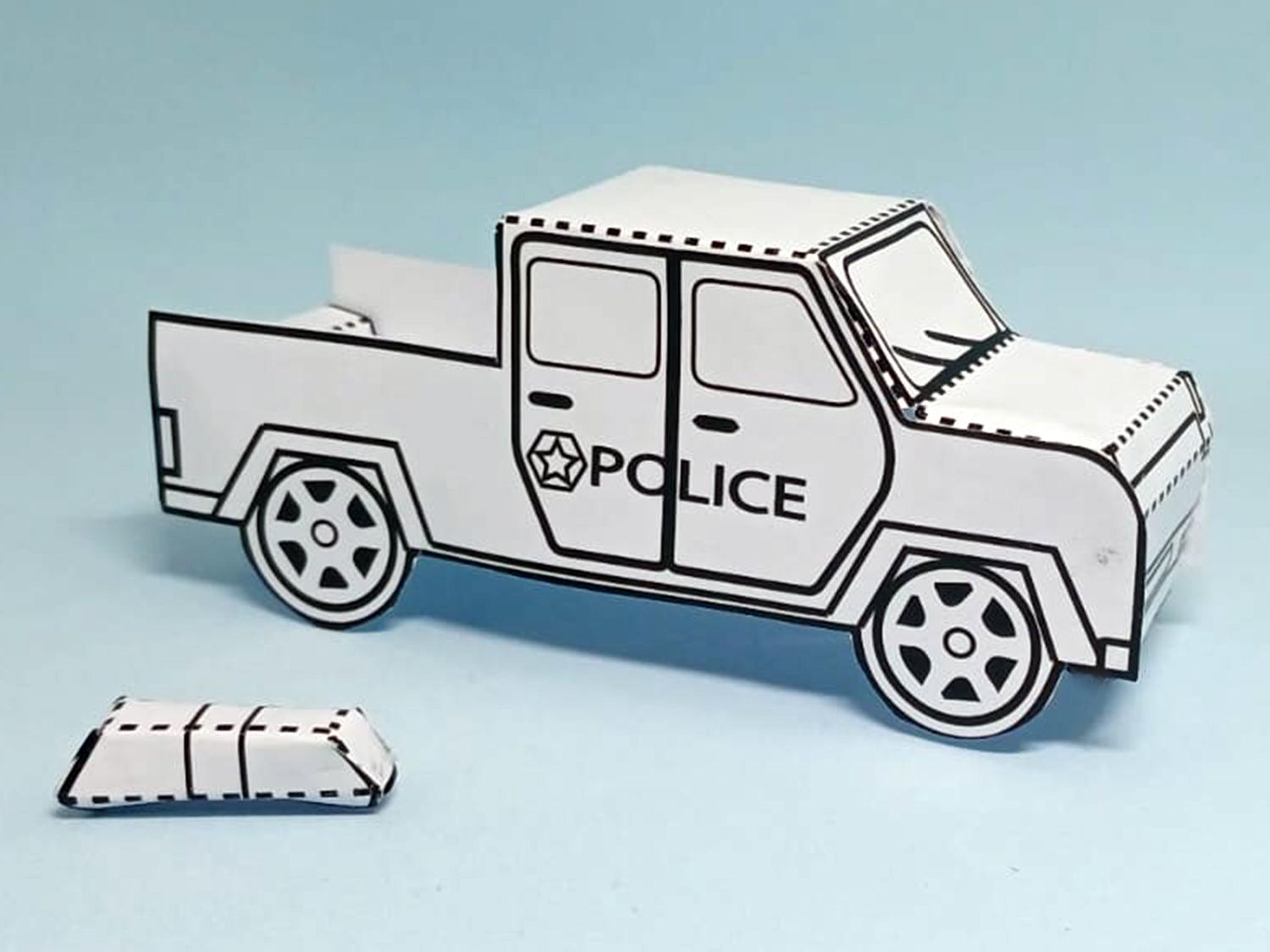 Printable Police Truck Papercraft Kit – DIY Paper Toy for Kids - Etsy ...