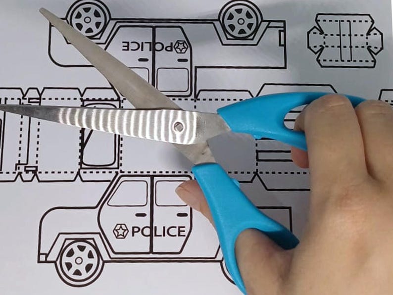 Printable Police Truck Papercraft Kit – DIY Paper Toy for Kids - Etsy ...