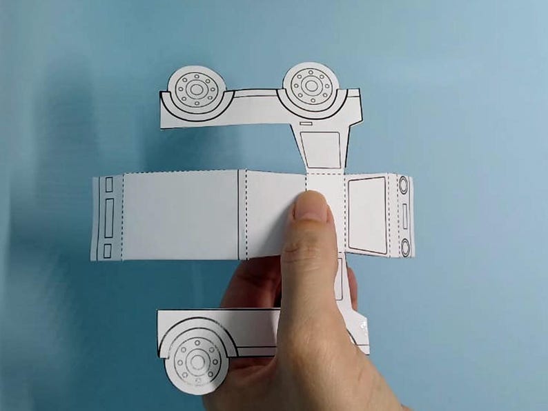 Printable Dump Truck Papercraft Kit – DIY Paper Toy for Kids - Etsy