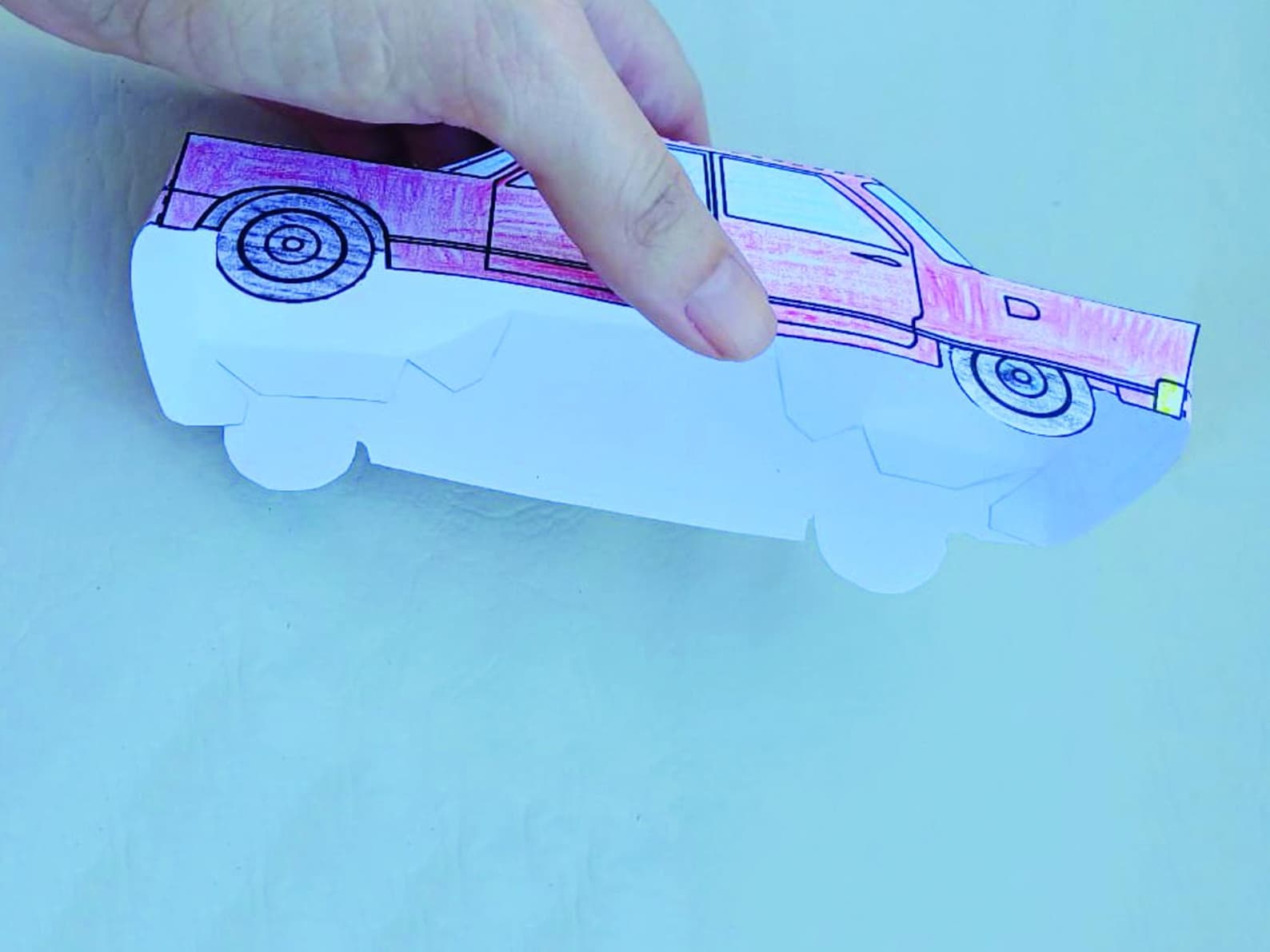 Classic Car Paper Craft - Color, Cut, and Create Your Own Car - Digital ...