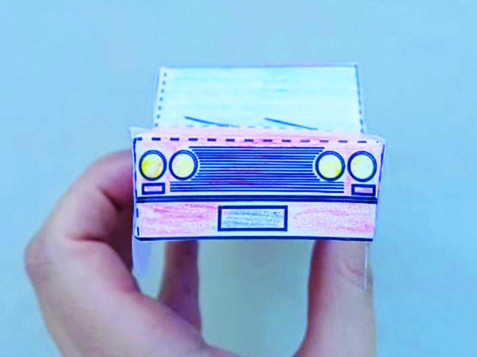 Classic Car Paper Craft - Color, Cut, and Create Your Own Car - Digital ...