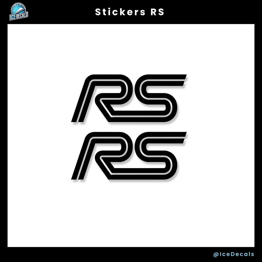 Ford RS Stickers | RS Sport Performance Stickers | RS Logo for Ford ...