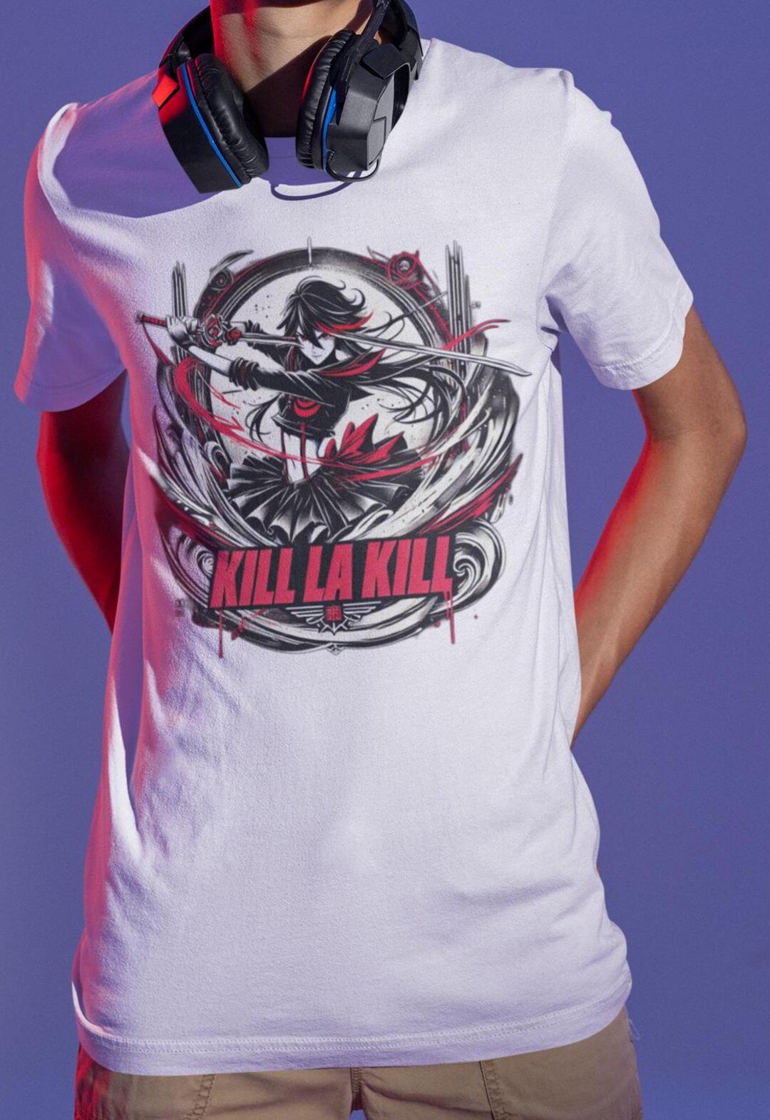 Kill La Kill Ryuko Matoi Graphic Tee Bold Anime Shirt, Iconic Senketsu ...