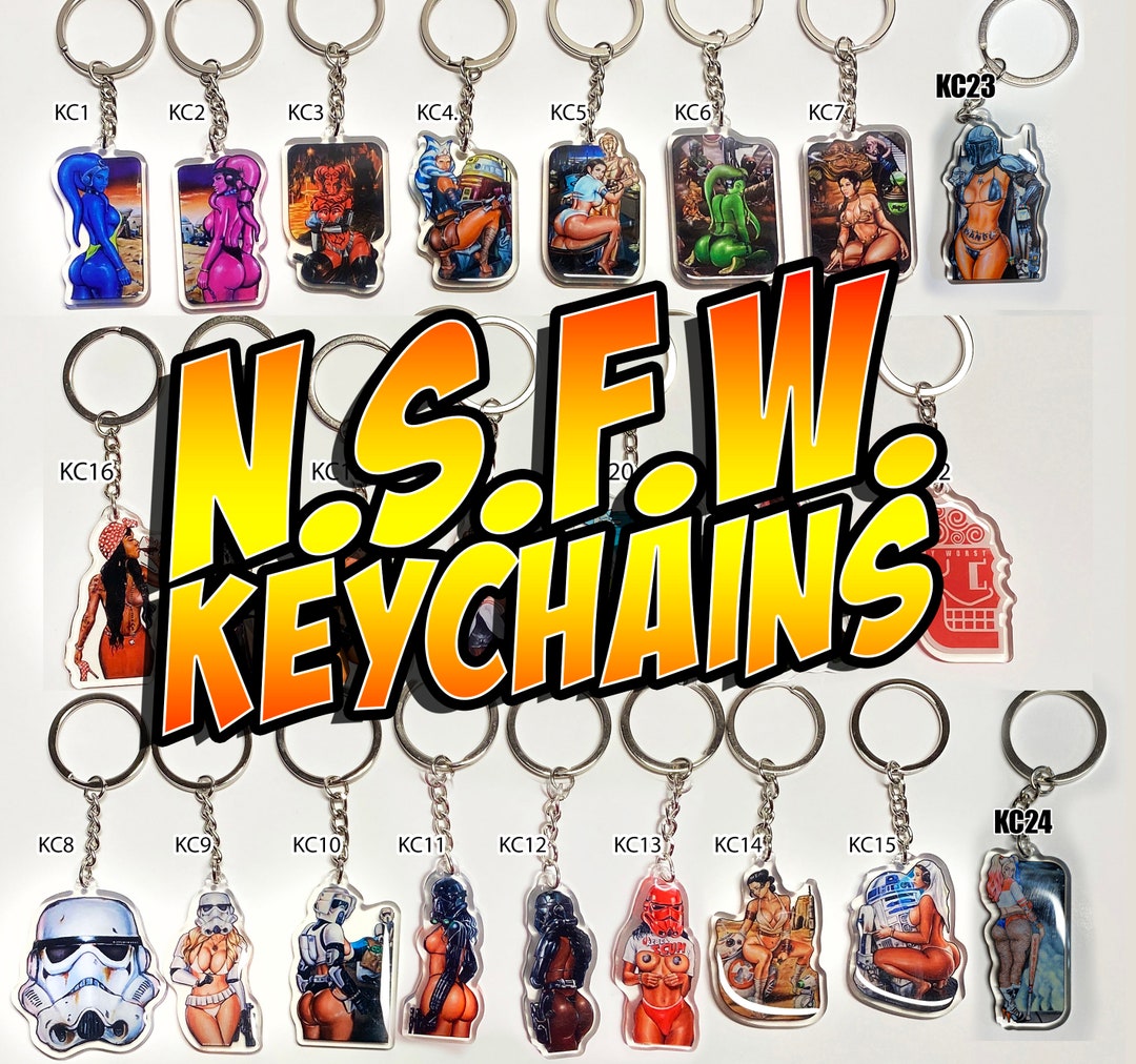 RARE KEYCHAINS by Jeremy Worst NSFW Waifu for Her Him Gifts Fast ...