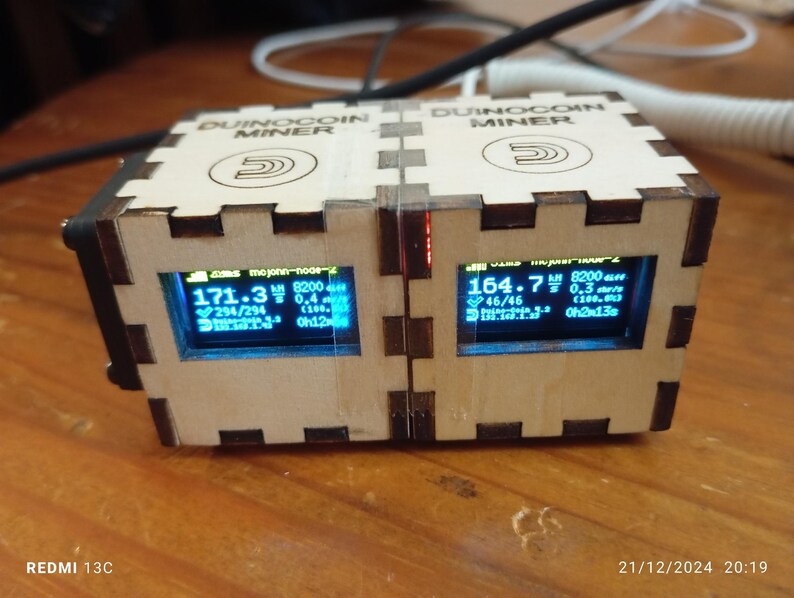 ESP32 Coin Miner CNC Case for Duinocoin - Etsy