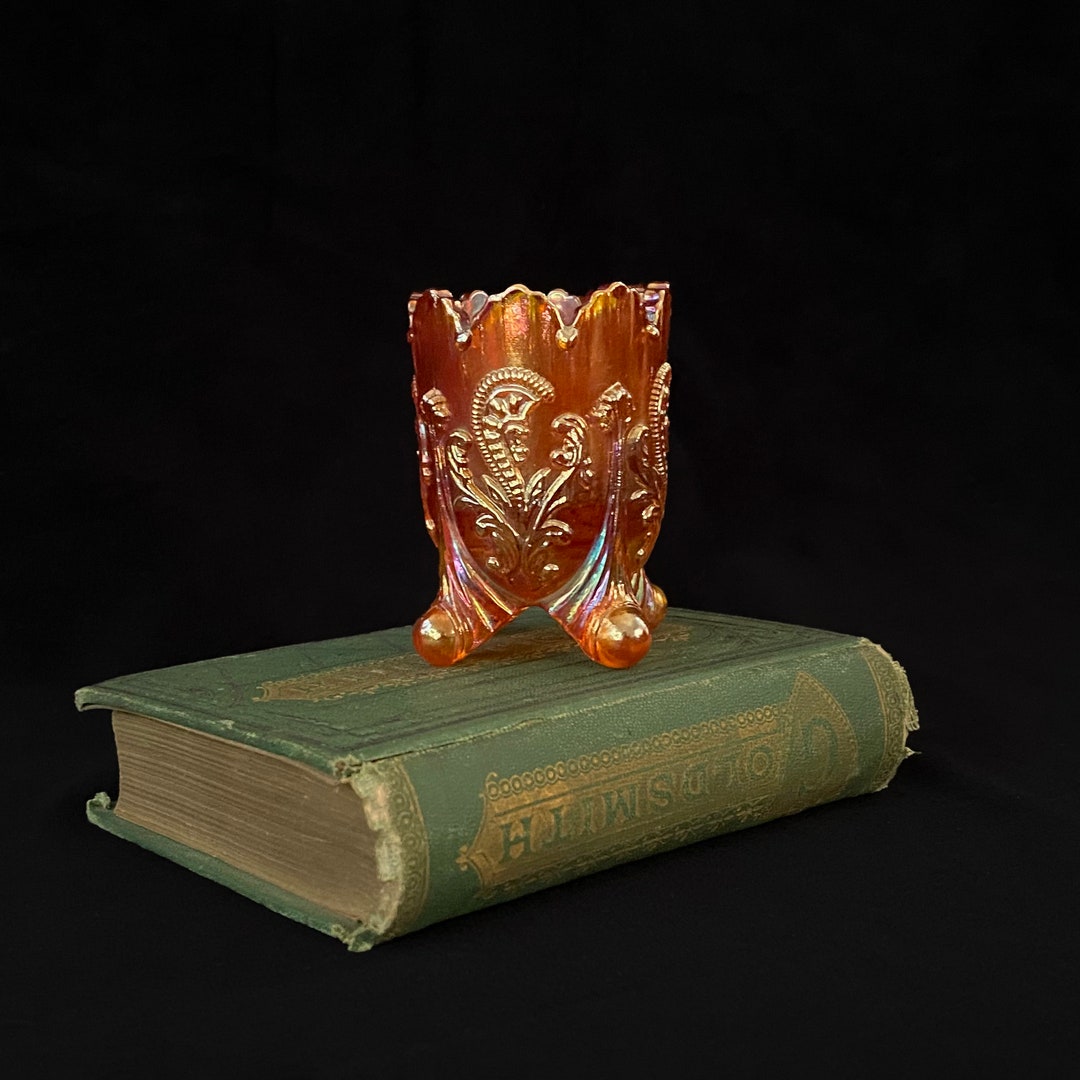 Marigold Inverted Fan and Feather Toothpick Holder - Etsy