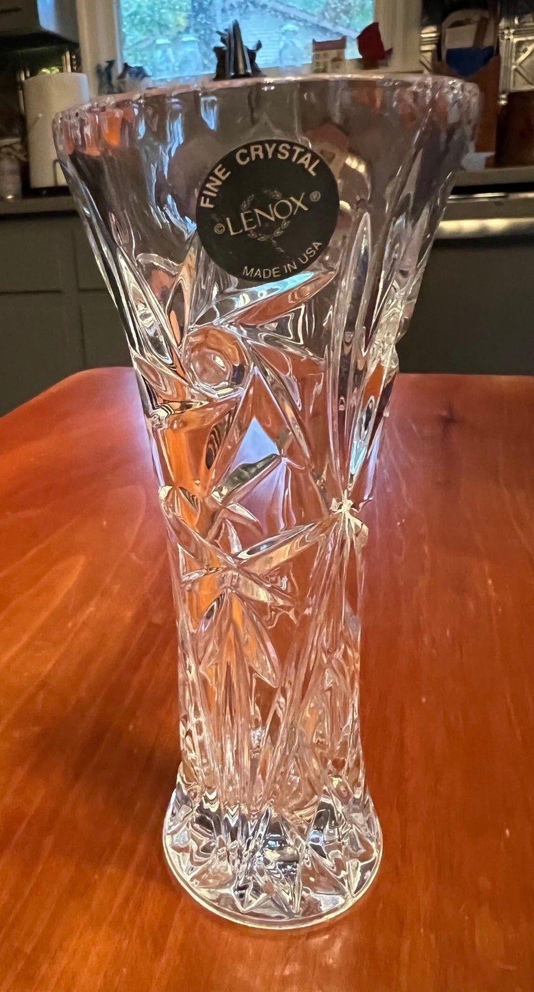 Lenox Crystal Star Vase