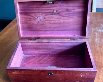 Vintage Lane Mini-cedar Chest | Trinket Keepsake or Jewelry Box ...