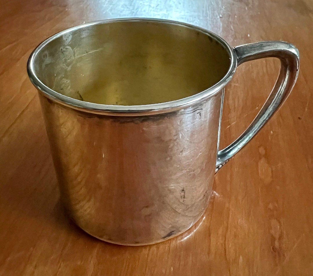 Vintage Oneida Silversmiths Silver Plate Baby Child's Cup - Etsy