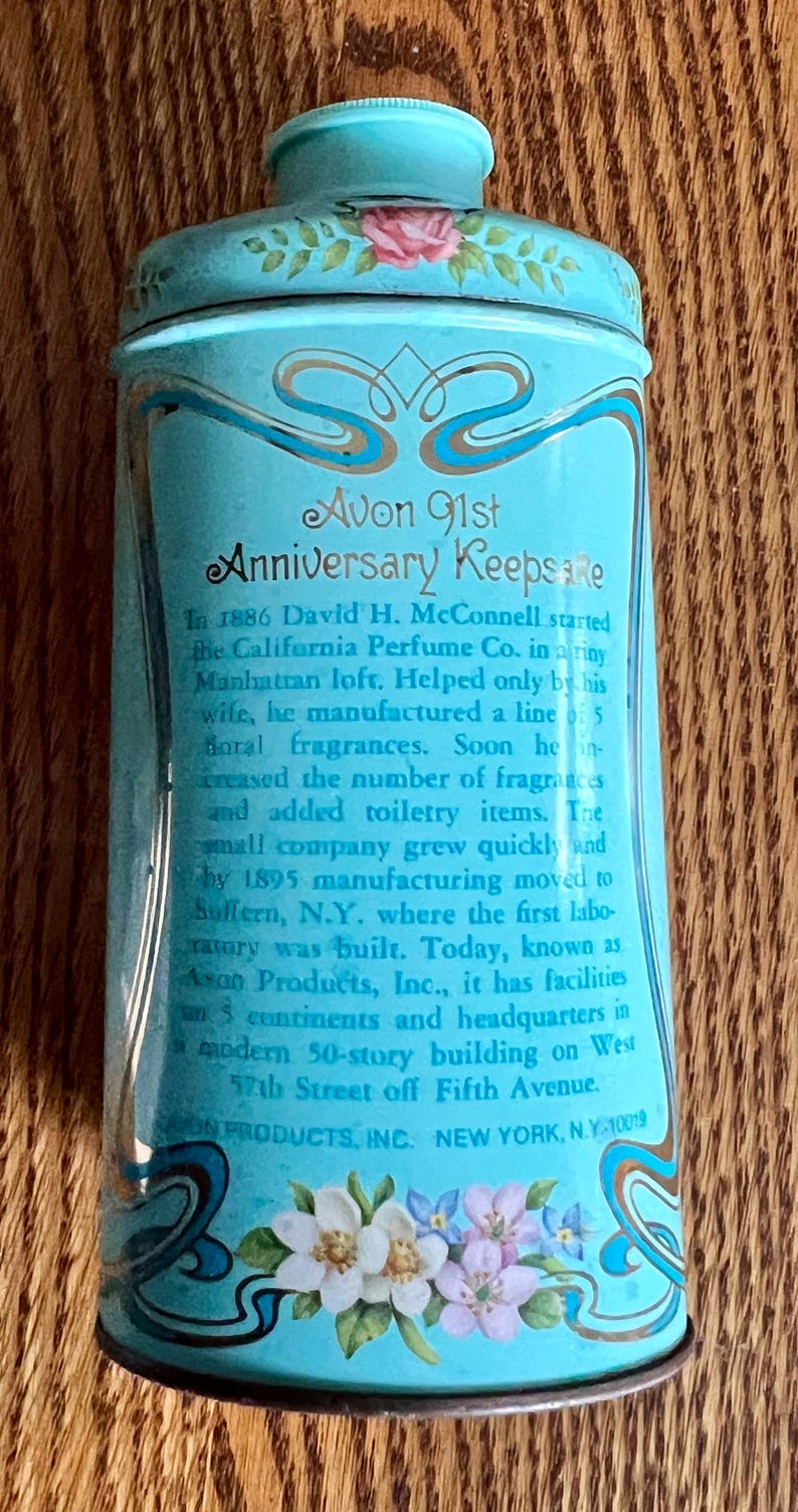 Avon California Perfume Co. 1977 Anniversary Keepsake Trailing Arbutus ...