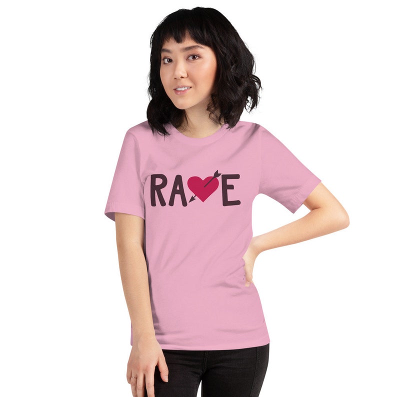 RAVE Catherine Vincents Short-sleeve Unisex Pink T-shirt - Etsy