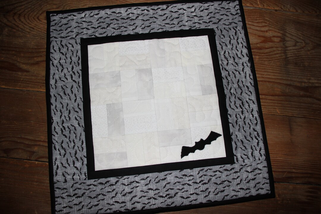 Batty Bat Halloween Candle Mat - Etsy