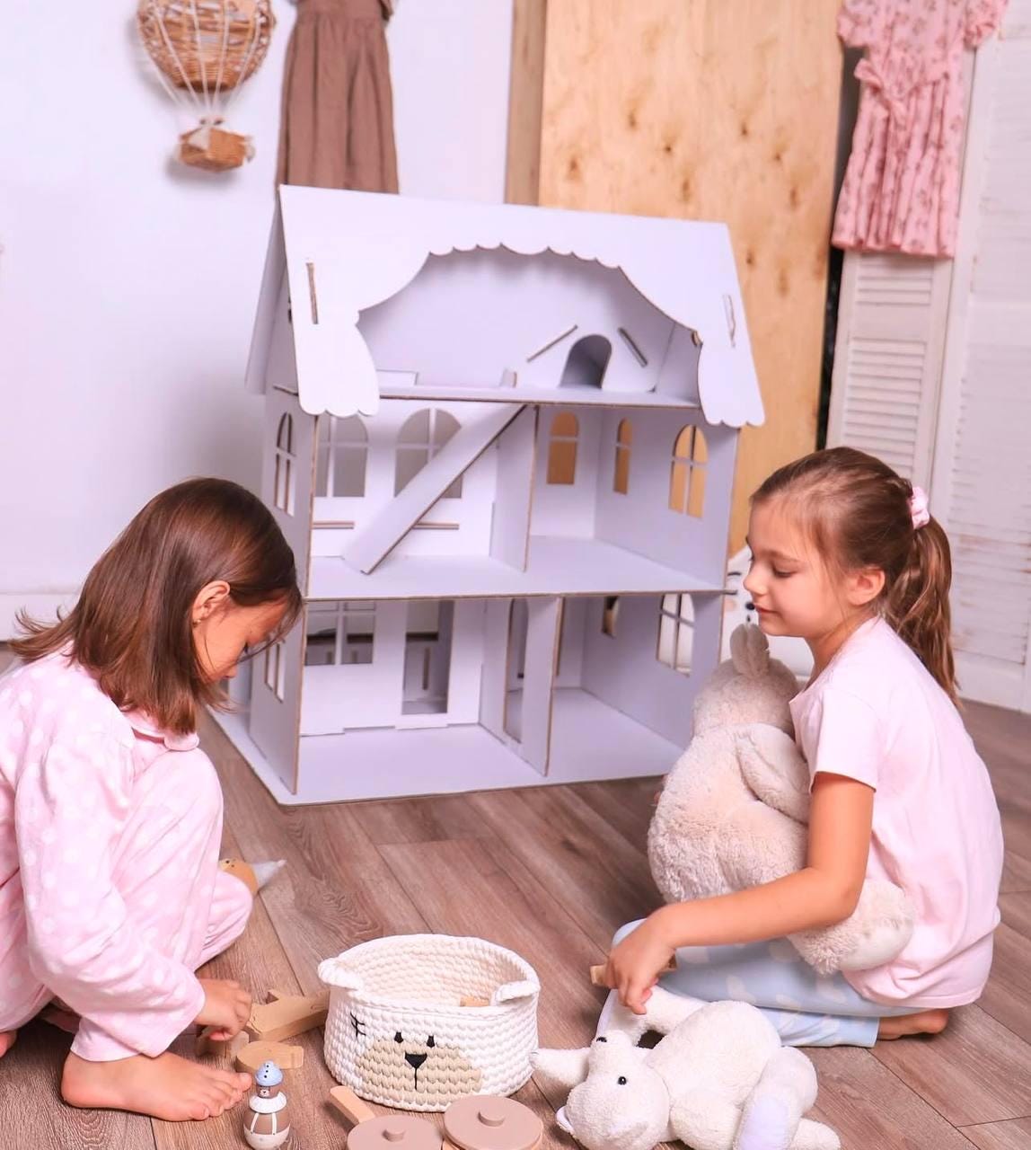 Demountable Cardboard Playhouse. Game House "princess Castle". Fortress ...