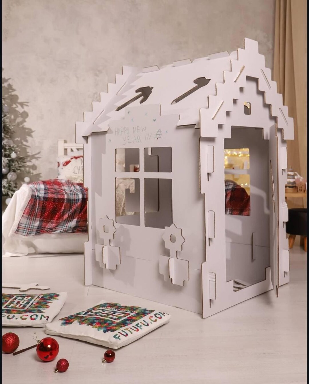 Life Size Cardboard House | Large Cardboard House | DIY | Sturdy ...