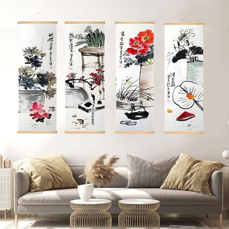 Scroll Painting - Etsy