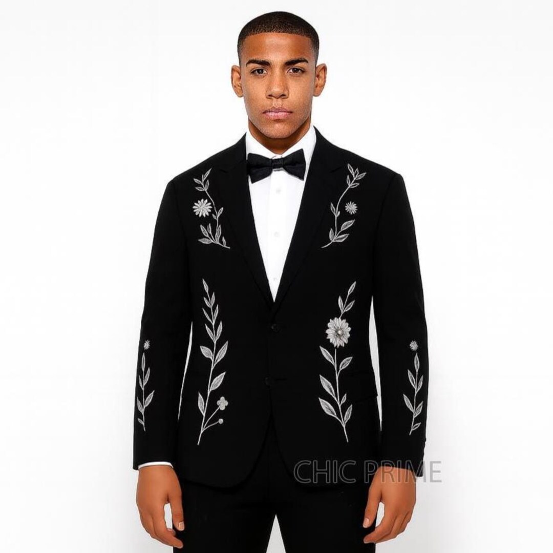 Men’s Black Designer Suit – Men Tuxedo Suit, Party Suit, Luxury ...