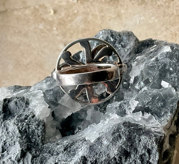 Sculpted Sterling Silver Circle Mandala Sacred Geomet… - Gem