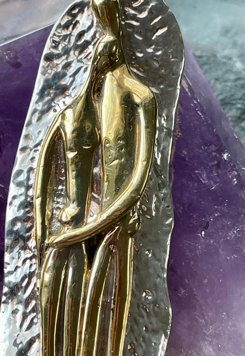 Modernist Sculpture Ruth Bloch Lovers Embrace Sculpted - Etsy