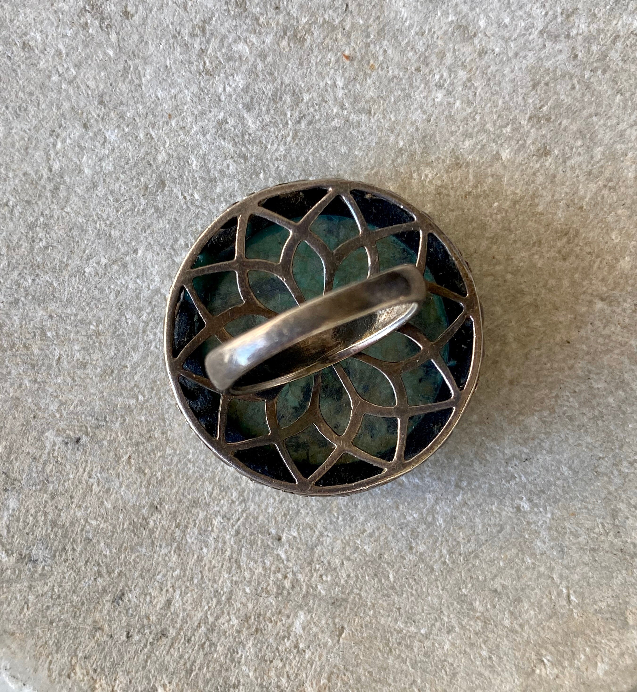 Bold Beautiful Ornate Sterling Silver Sacred Geometry Scroll | Etsy