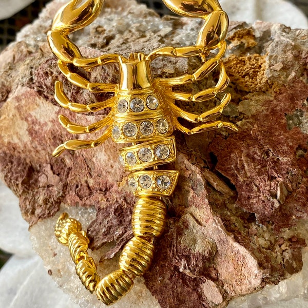 Scorpion Brooch - Etsy
