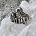 Sculpted Sterling Silver Wolf Pack Vintage Ring - Etsy