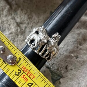 Sculpted Sterling Silver Wolf Pack Vintage Ring - Etsy