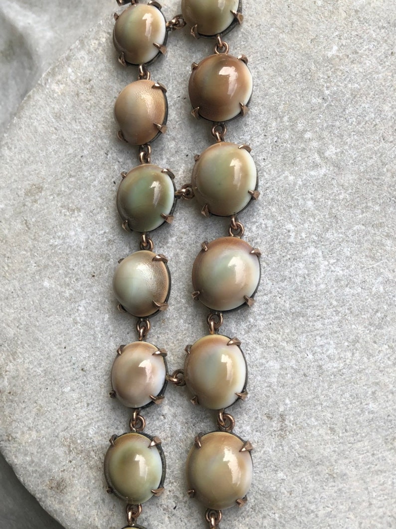 Beautiful Rare Victorian Double Operculum Rose Gold Sterling | Etsy