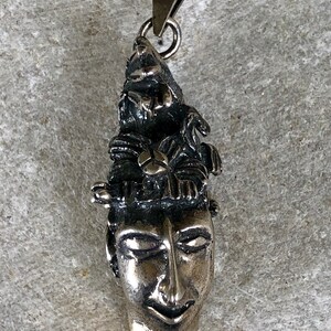 Sculpted Sterling Silver Aztec Warrior Vintage Necklace Pendant - Etsy
