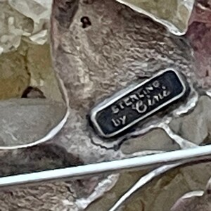 Bold Beautiful Art Nouveau Cini Italian Sterling Silver Natural ...