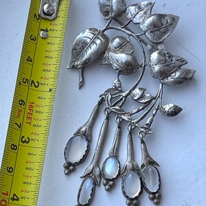 Bold Beautiful Art Nouveau Cini Italian Sterling Silver Natural ...