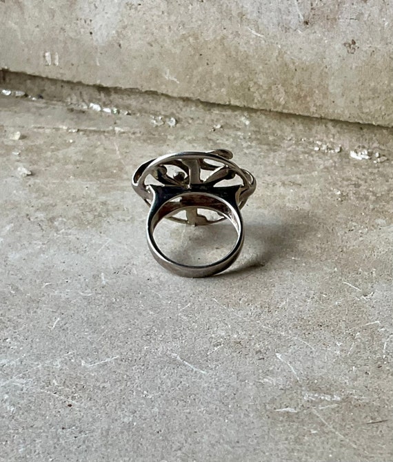 Sculpted Sterling Silver Circle Mandala Sacred Geomet… - Gem