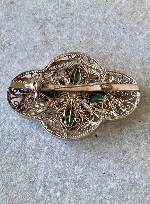 Beautiful Art Nouveau Silver Filigree Persian Turquoi… - Gem