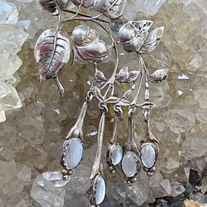 Bold Beautiful Art Nouveau Cini Italian Sterling Silver Natural ...