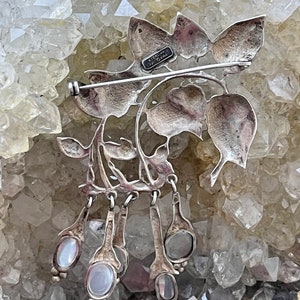 Bold Beautiful Art Nouveau Cini Italian Sterling Silver Natural ...