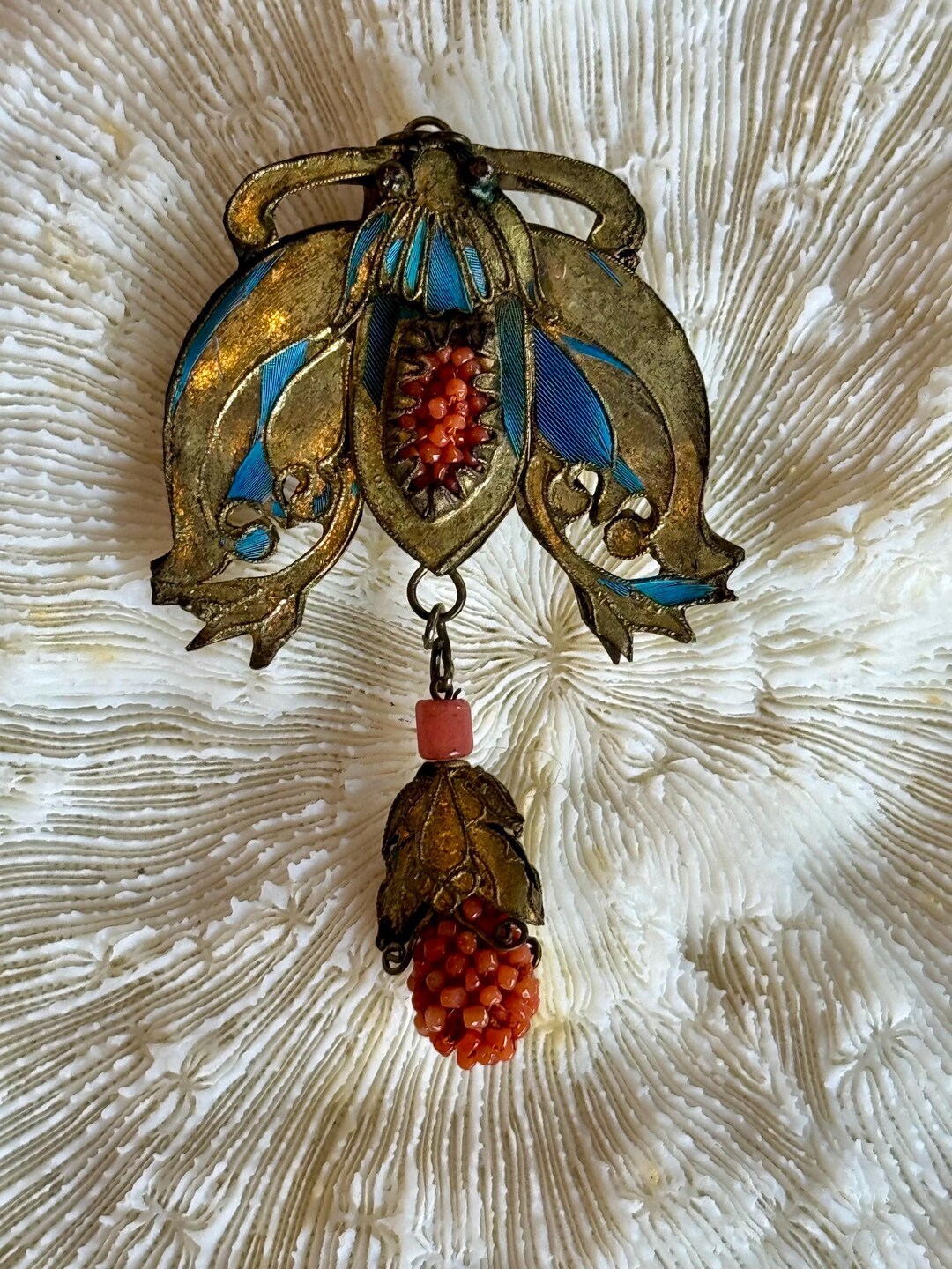 Old Chinese, Kingfisher Art Nouveau, Gold Guild, Silver Enamel ...