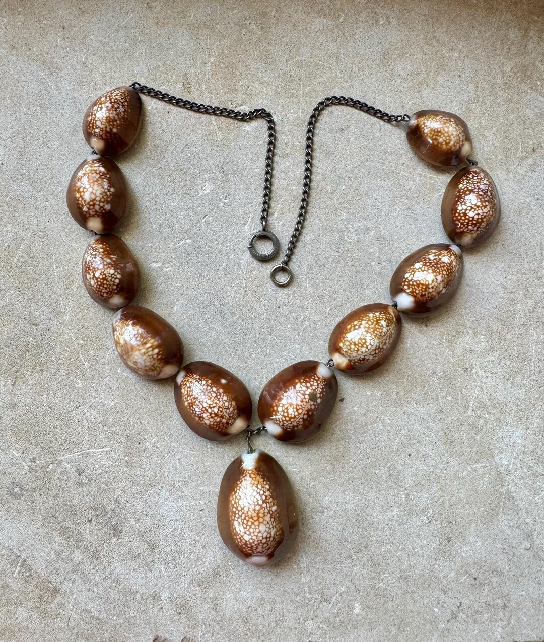 Beautiful 1940s Art Deco Sterling Silver Shell Vintage Antique Bib ...