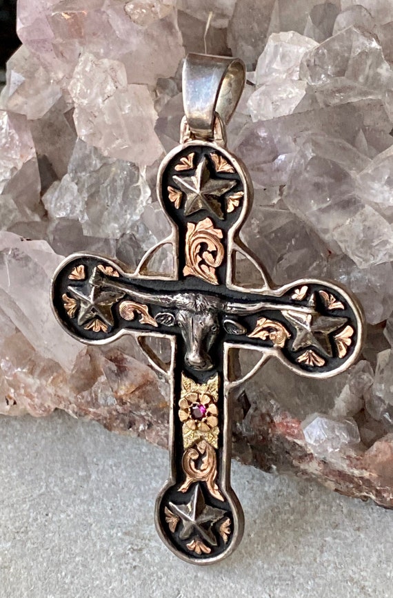 Stunning Hand Crafted Mexican Ruby Sterling Silver St… - Gem