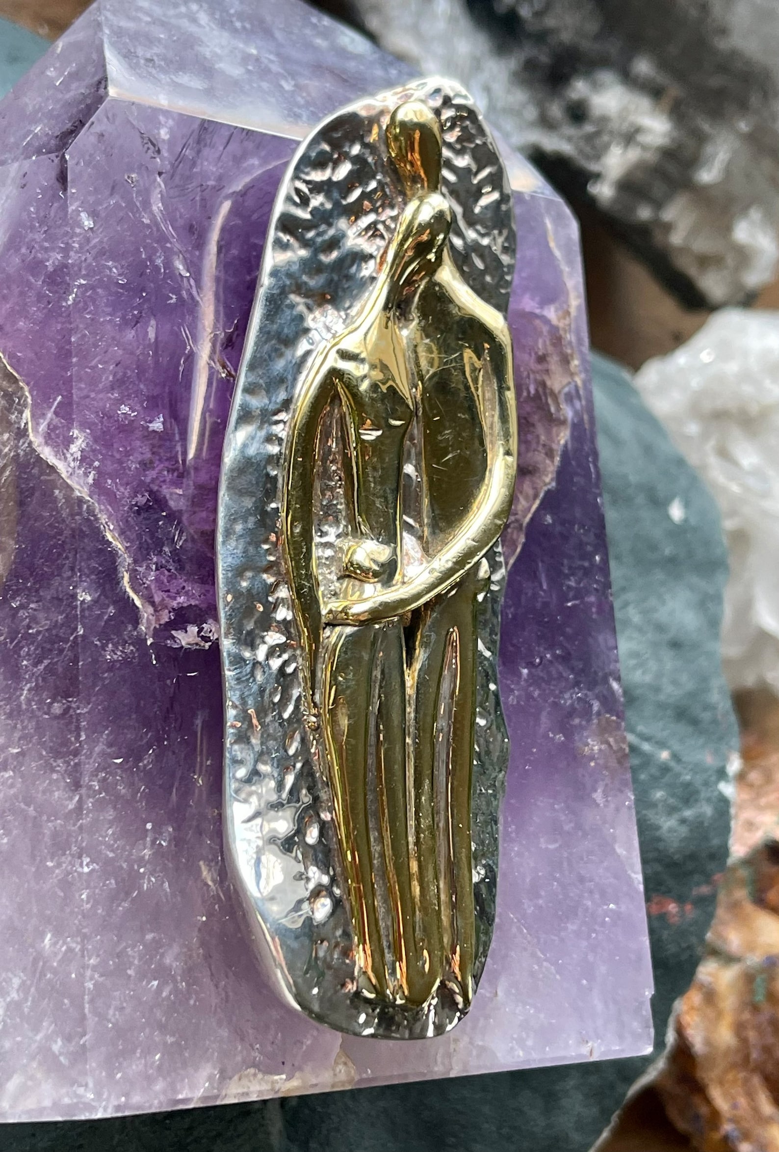 Modernist Sculpture Ruth Bloch Lovers Embrace Sculpted - Etsy